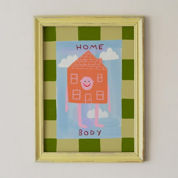 Home Body Print, Colourful Print, Cottage Core Print, Living Room ...