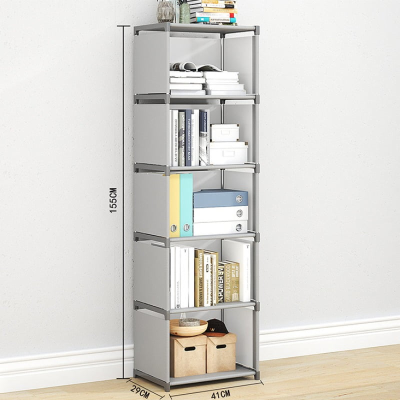 Home Bookshelf Strong Load-bearing Capacity Multi-layer Decor Storage ...