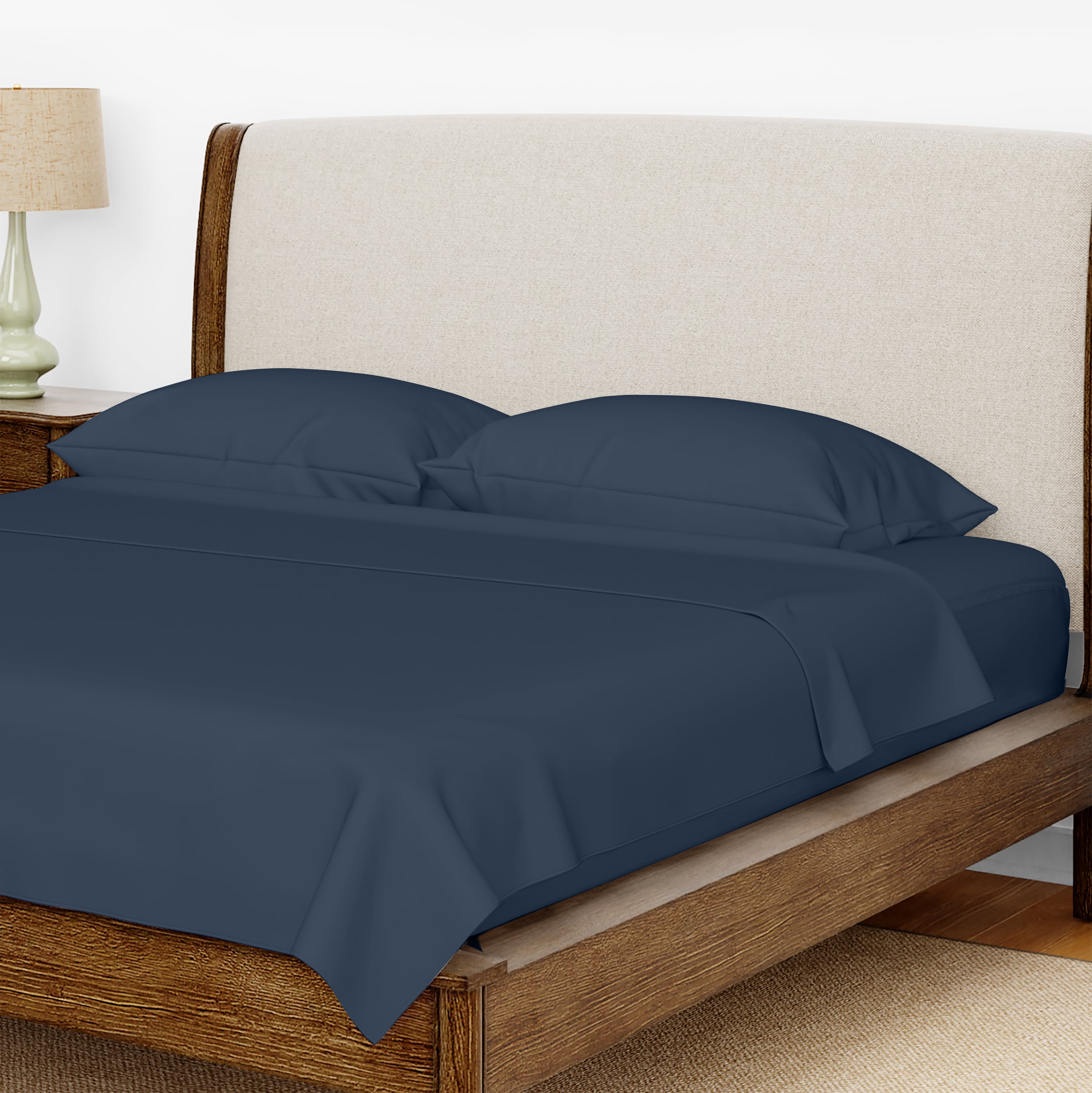 Home Boulevard Premium 4 Piece Bed Sheet Set - 100% Microfiber ...