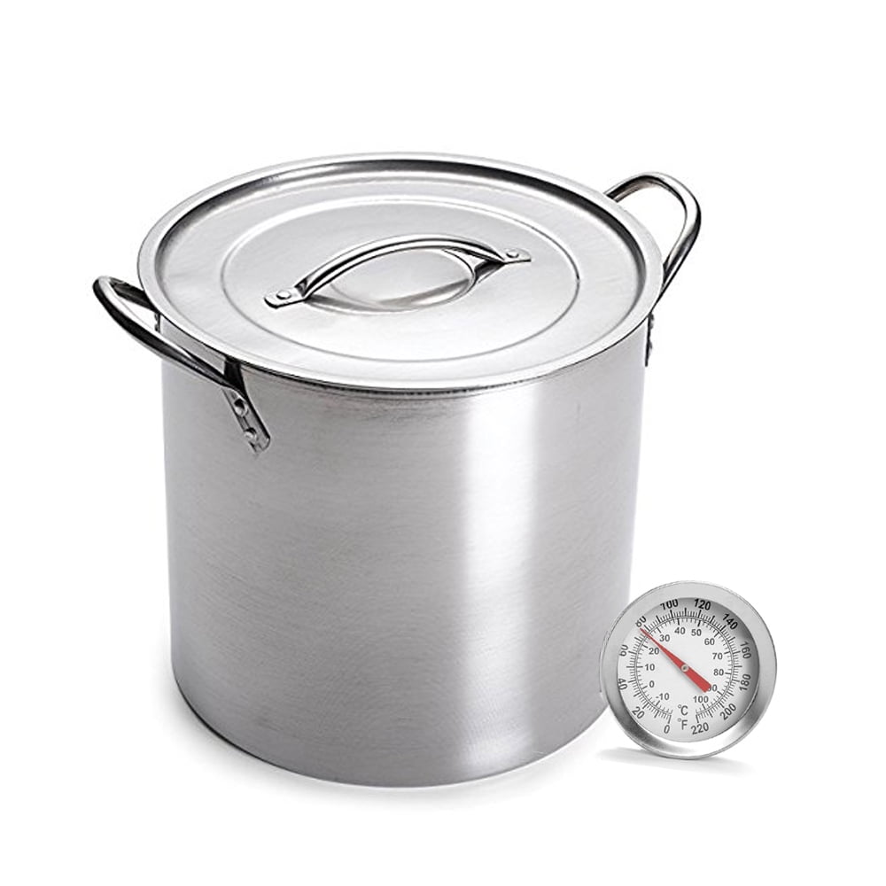 Home Brew Ohio 20 Quart (5 Gallon) Economy Stainless Steel Pot with Big ...