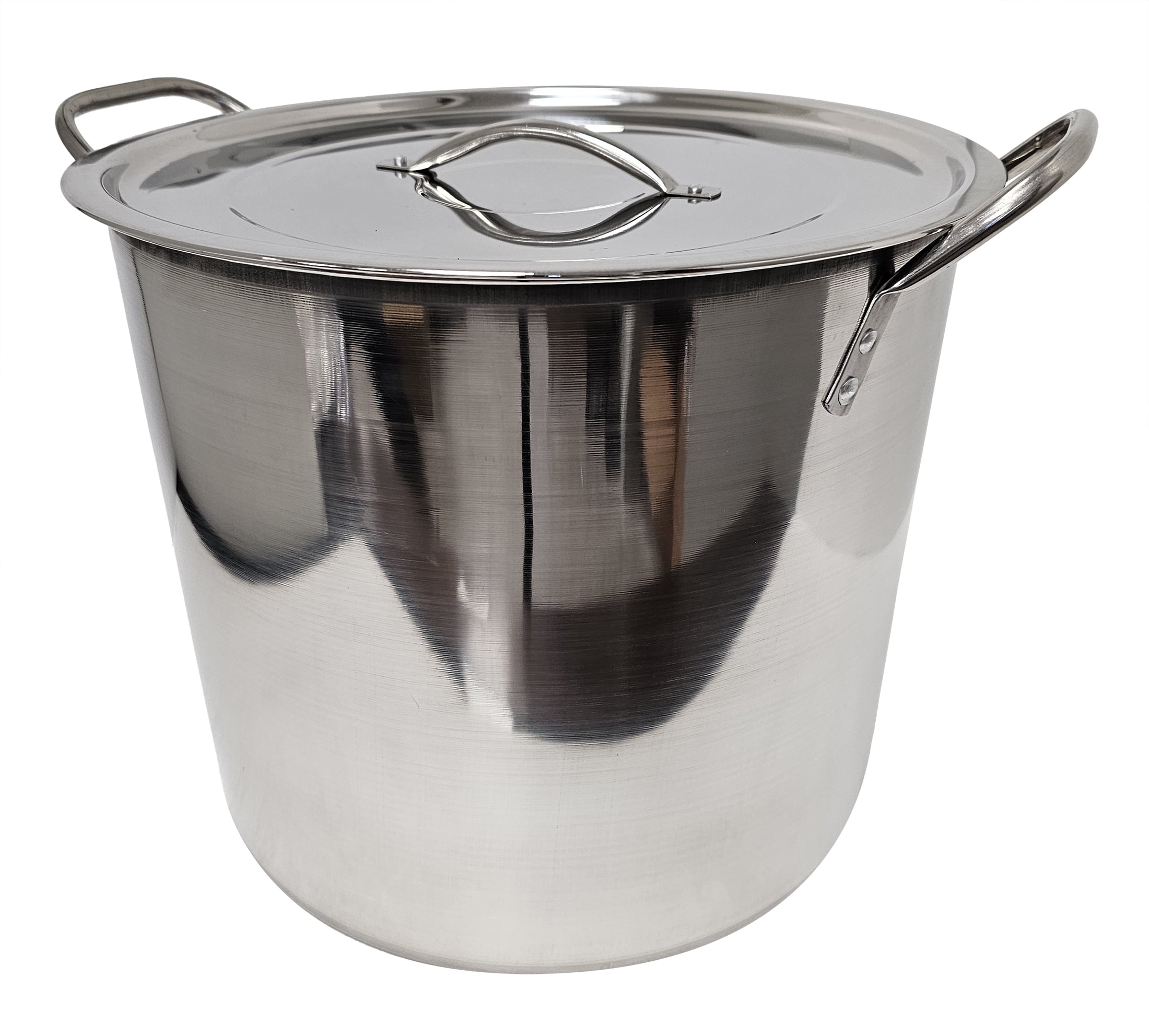 Large Stainless Steel Cooking Stock Pot, 20 Quart with Lid - Walmart.com