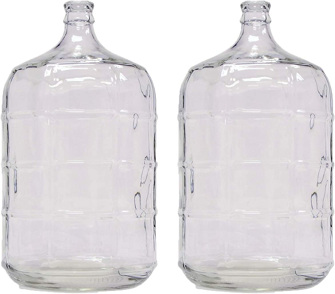 Home Brew Ohio 5 Gallon Glass Carboy Set of 2 - Walmart.com