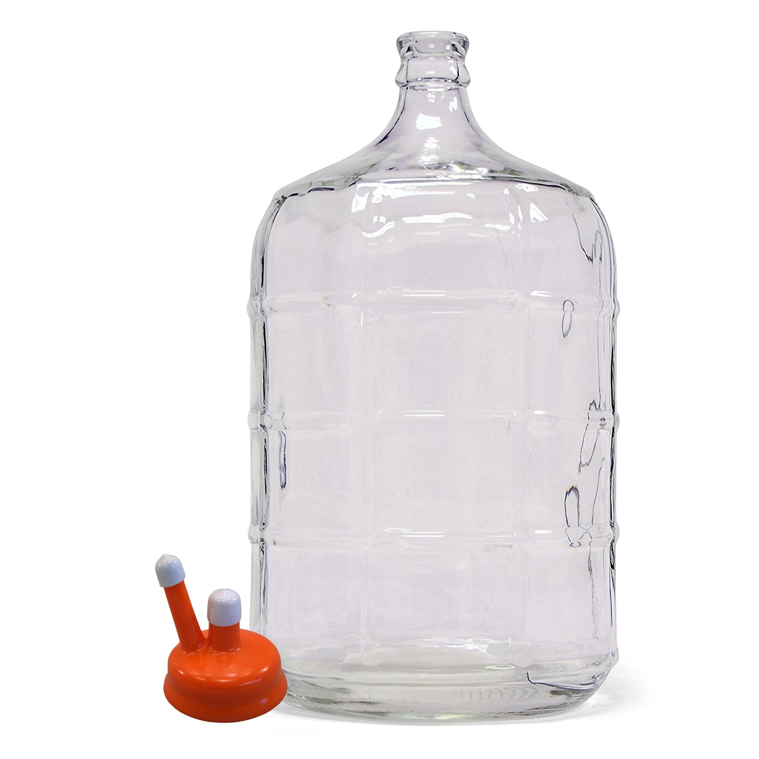 Home Brew Ohio 5 Gallon Glass Carboy with Carboy Cap - Walmart.com