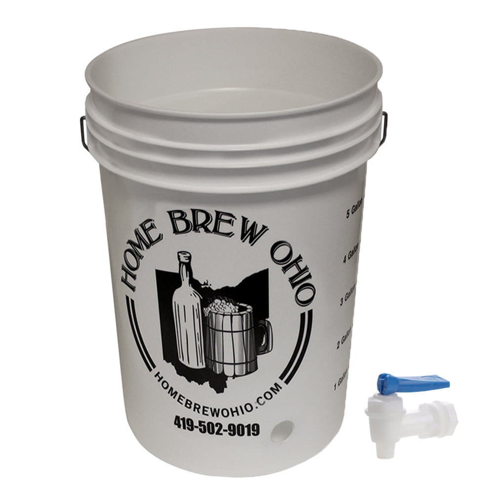 Home Brew Ohio 6.5 Gallon Bottling Bucket with Easy On/Off Spigot-No ...