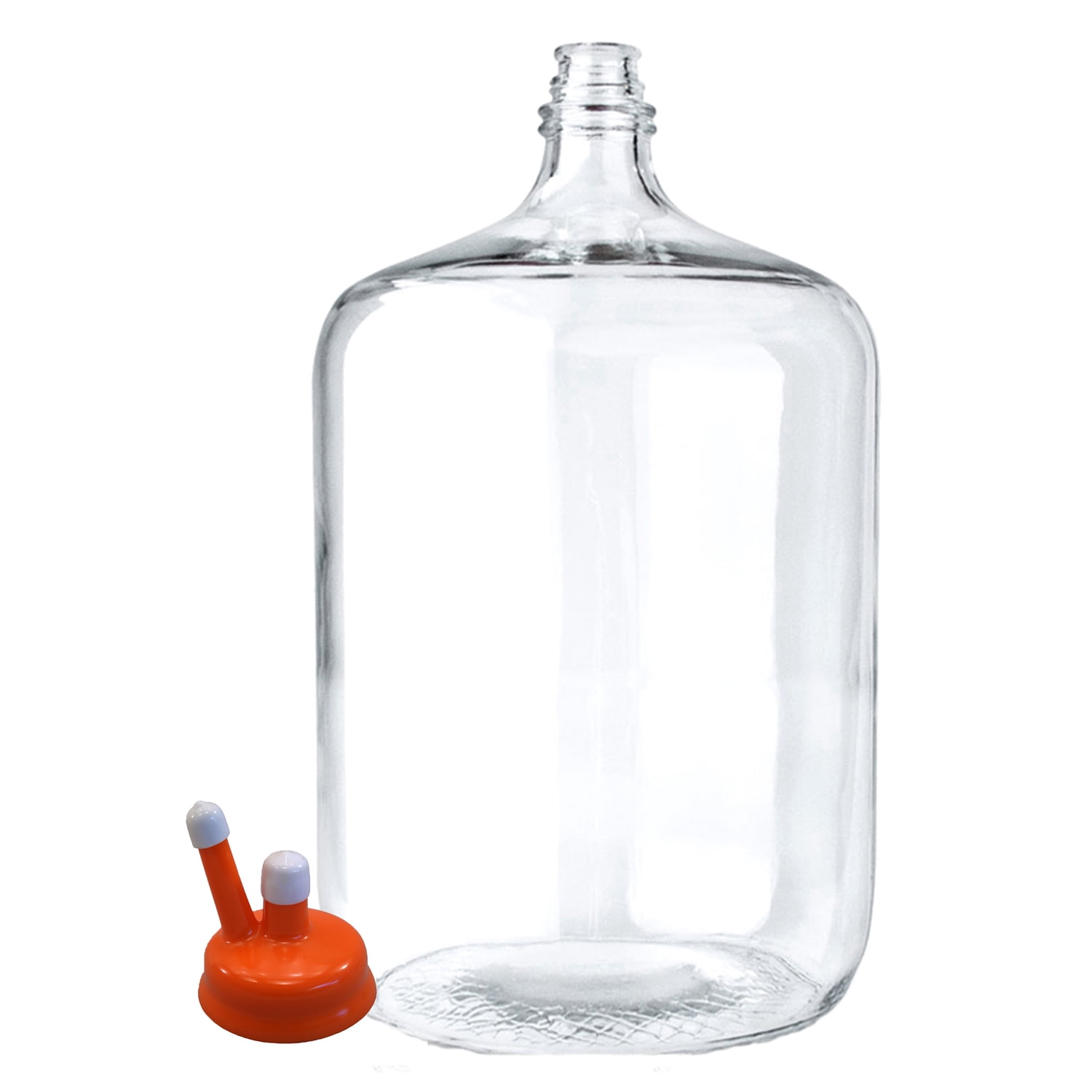 Home Brew Ohio 6.5 Gallon Glass Carboy with Carboy Cap - Walmart.com
