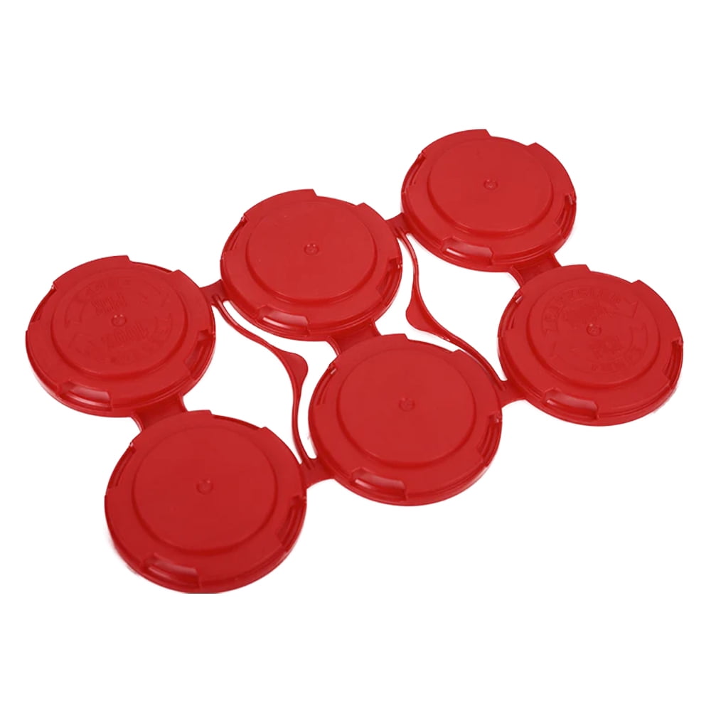 Home Brew Ohio 6 Pack Beer CAN Holder Red Standard Six-Pak Can Carrier ...