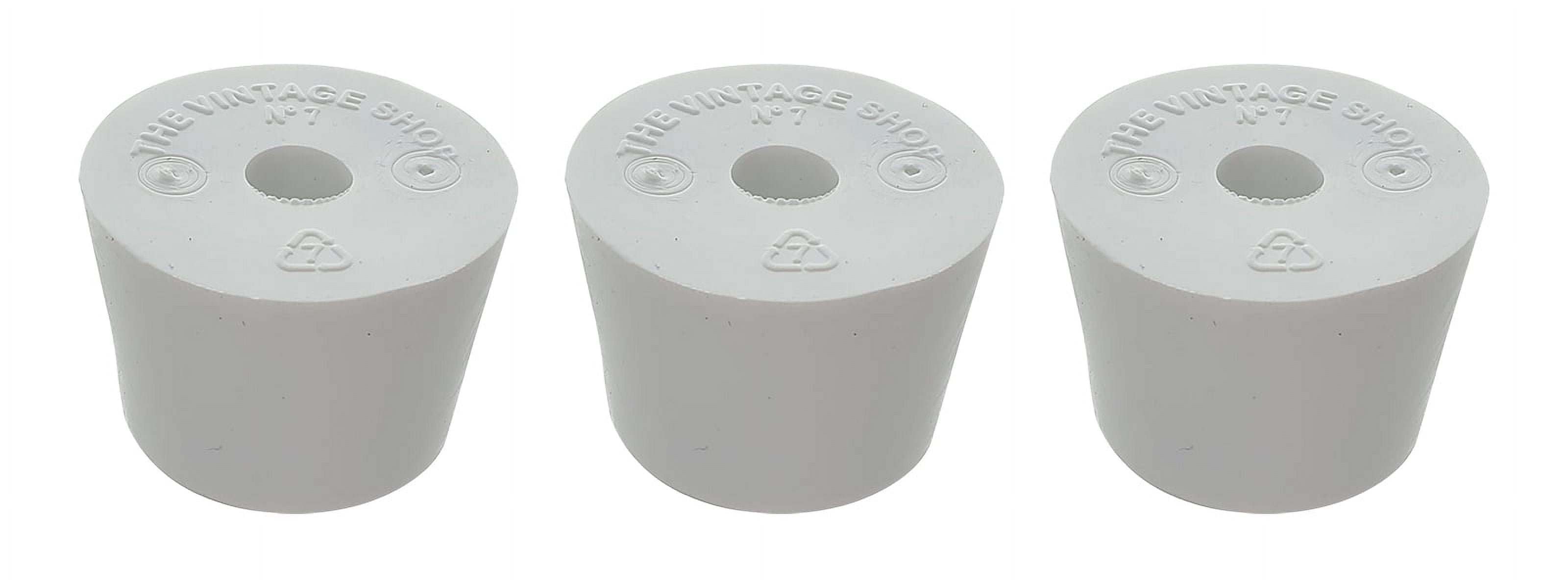 Home Brew Ohio #7 Drilled Rubber Stopper Set of 3 - Walmart.com