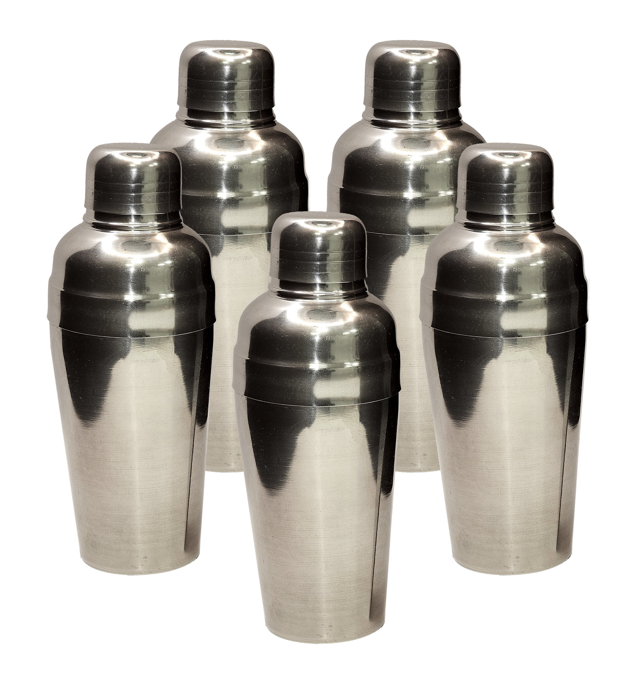 Home Brew Ohio Barware Stainless Steel Cocktail Shaker 300ml (SET OF 5 ...