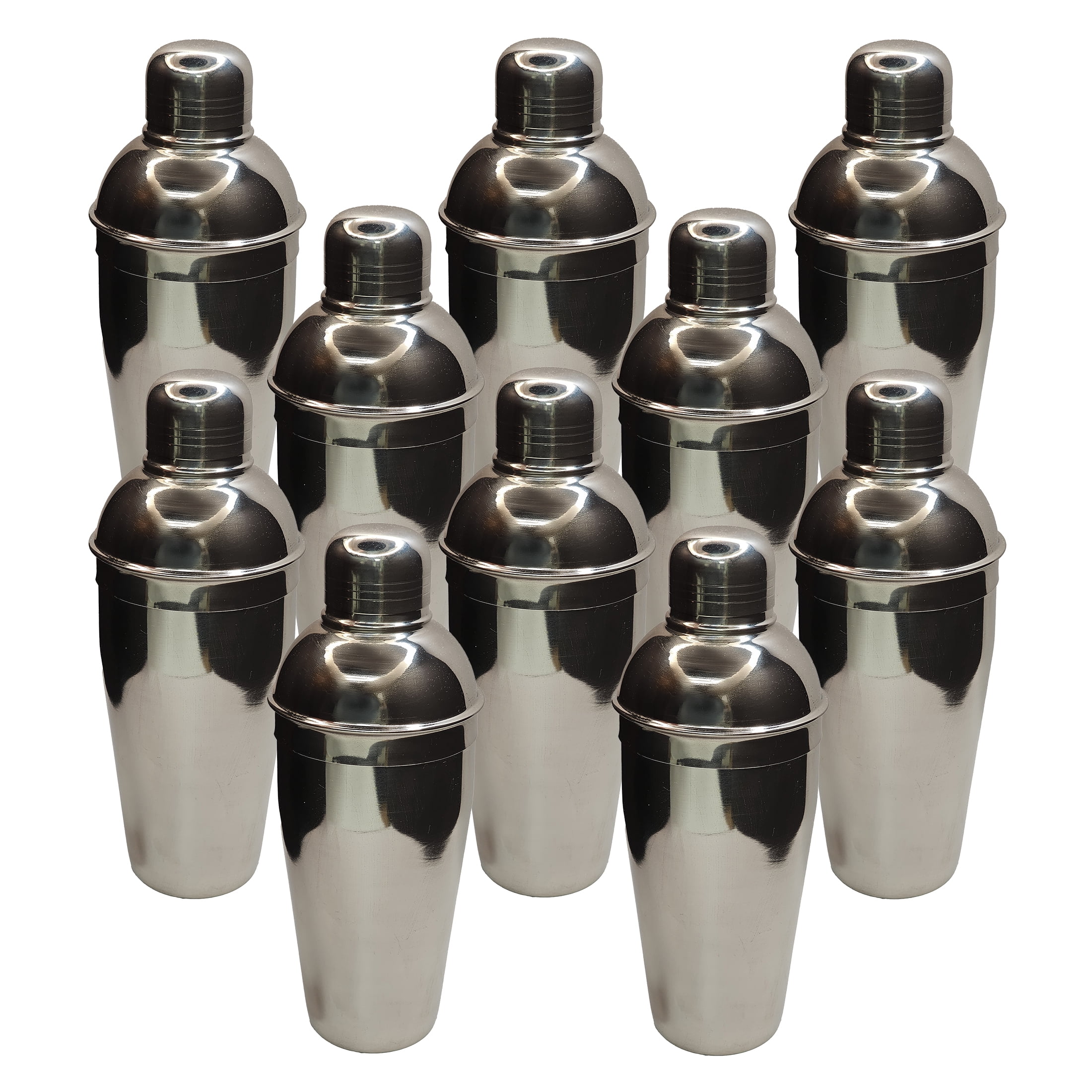 Home Brew Ohio Barware Stainless Steel Cocktail Shaker 750ml (Set of 10 ...