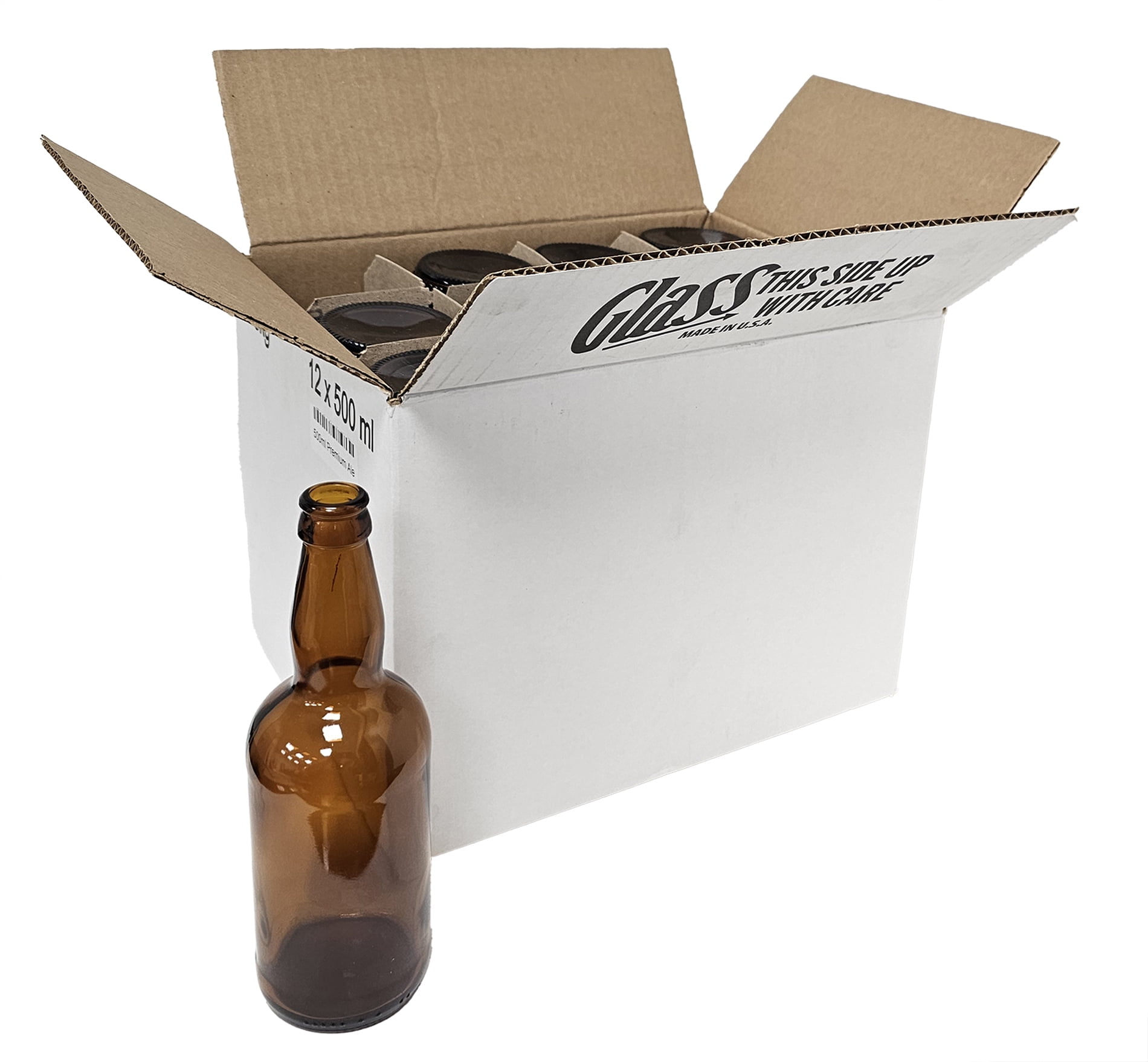 Home Brew Ohio (Beer Bottles) Premium Ale Amber Crown Bottle 500ml ...