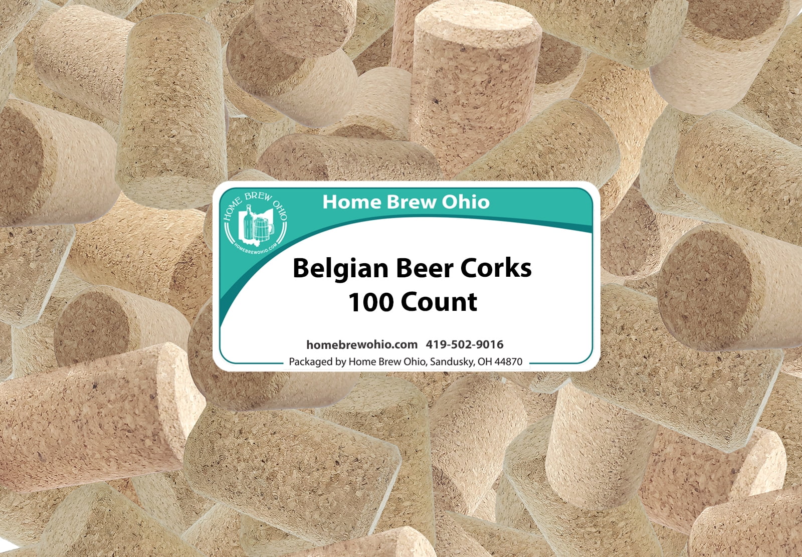Home Brew Ohio Belgian Beer Corks 100 count - Walmart.com