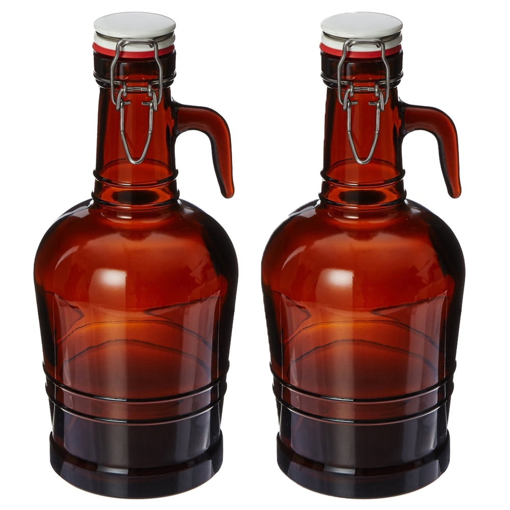 Home Brew Ohio Glass Handle Growler Set of 2 - Walmart.com