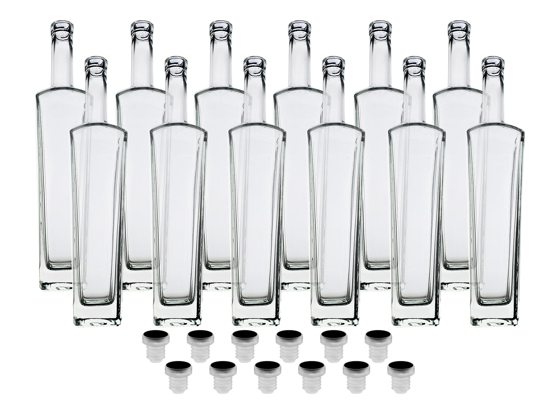 Home Brew Ohio New Yorker Liquor Bottles and Corks Set of 12 - Walmart.com