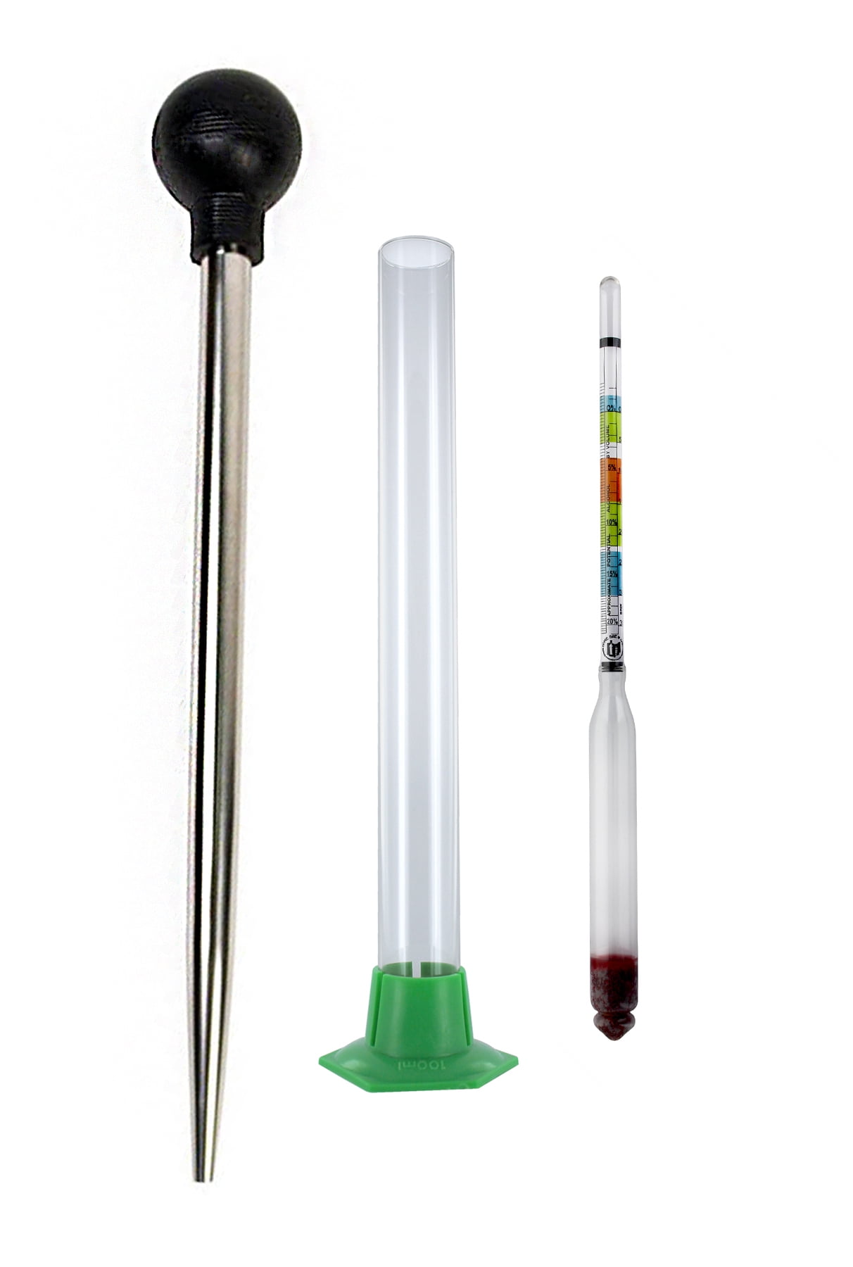 Home Brew Ohio Superior Gravity Testing Combination (Stainless Steel ...