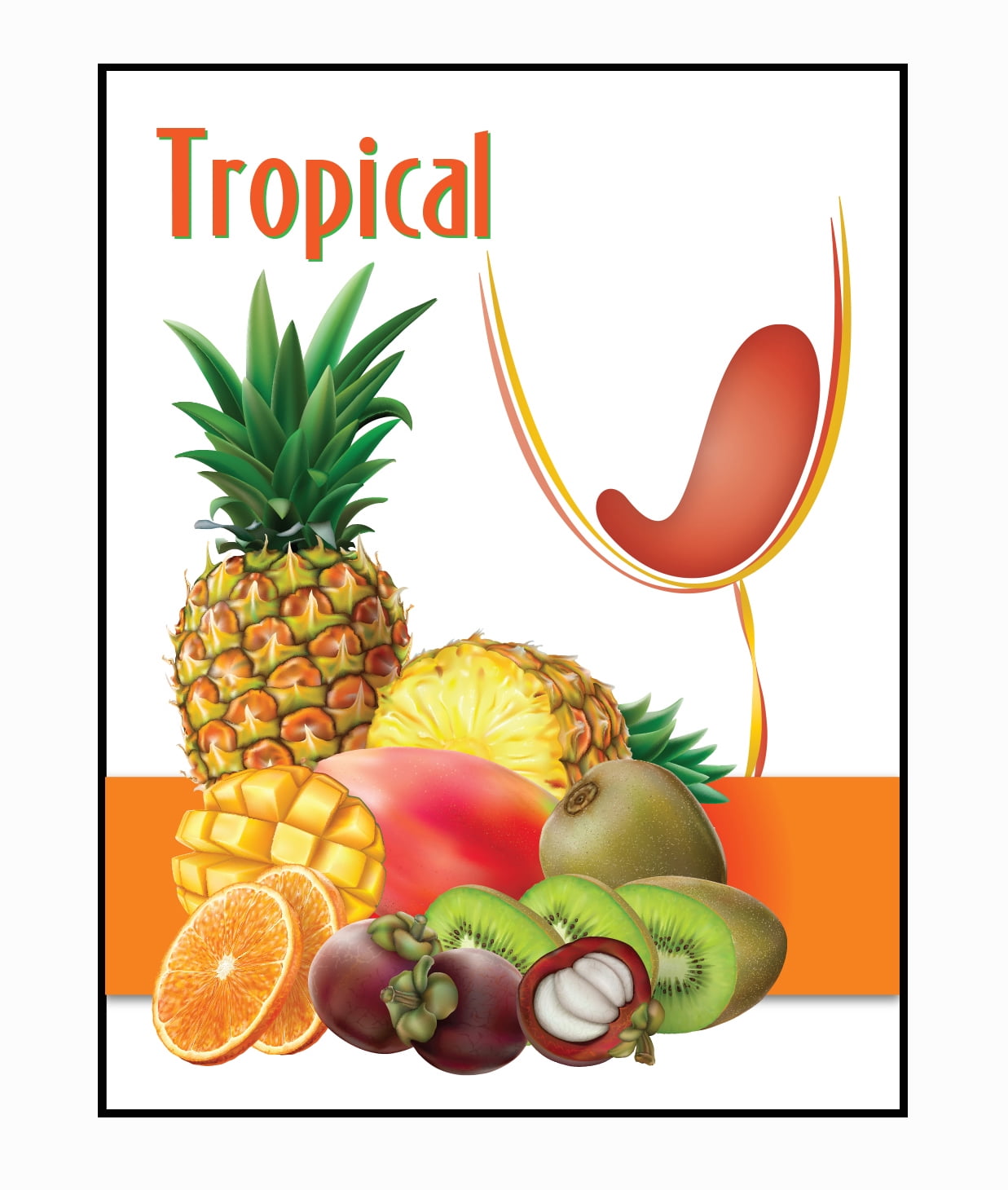 Home Brew Ohio Tropical Fruit Wine - Wine Labels - Walmart.com