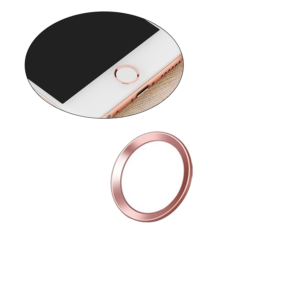 Home Button Sticker Metal Home Key Fingerprint Recognition for - With ...