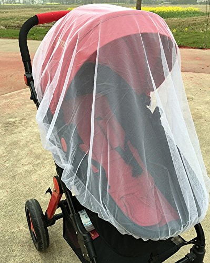 Home Cal Baby Mosquito Net for Baby Strollers Encryption Fabric White ...