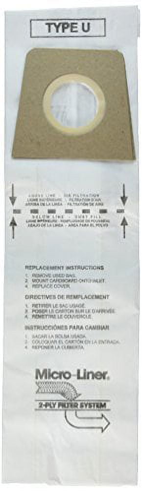 Home Care Products Compatible with Dirt Devil Style U Micro Lined Paper ...