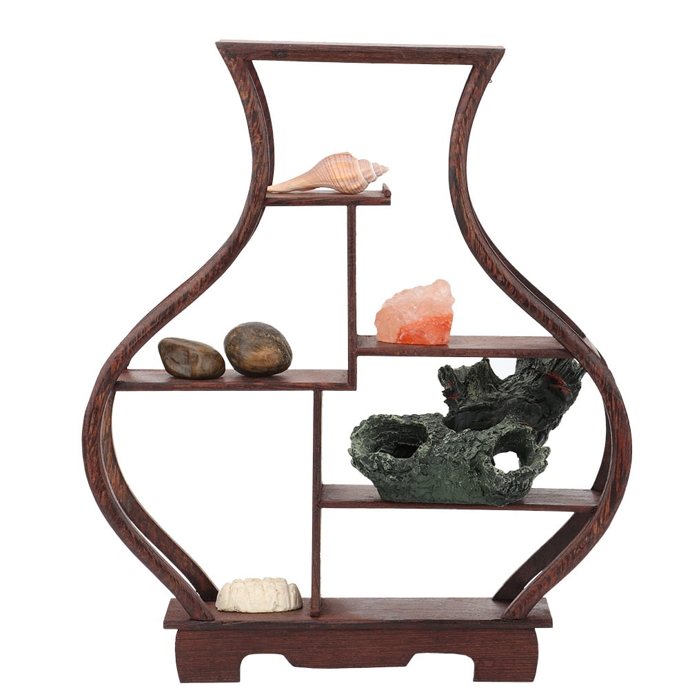 Home Carving Crafts Rack Antique Display Rack Flower Pot Rack Desk ...