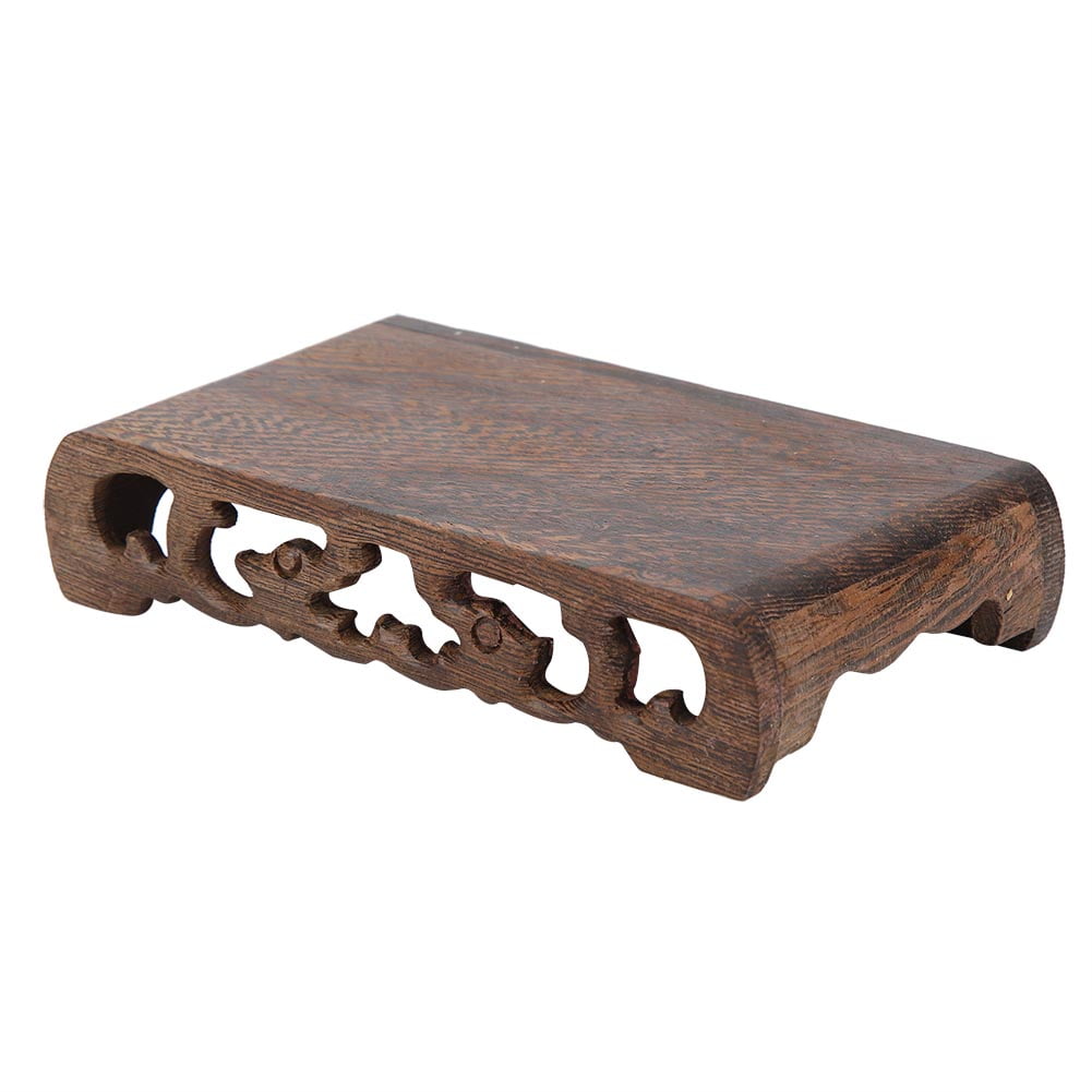 Home Carving Crafts Rack Antique Display Rack Vase Jade Holder Desk ...