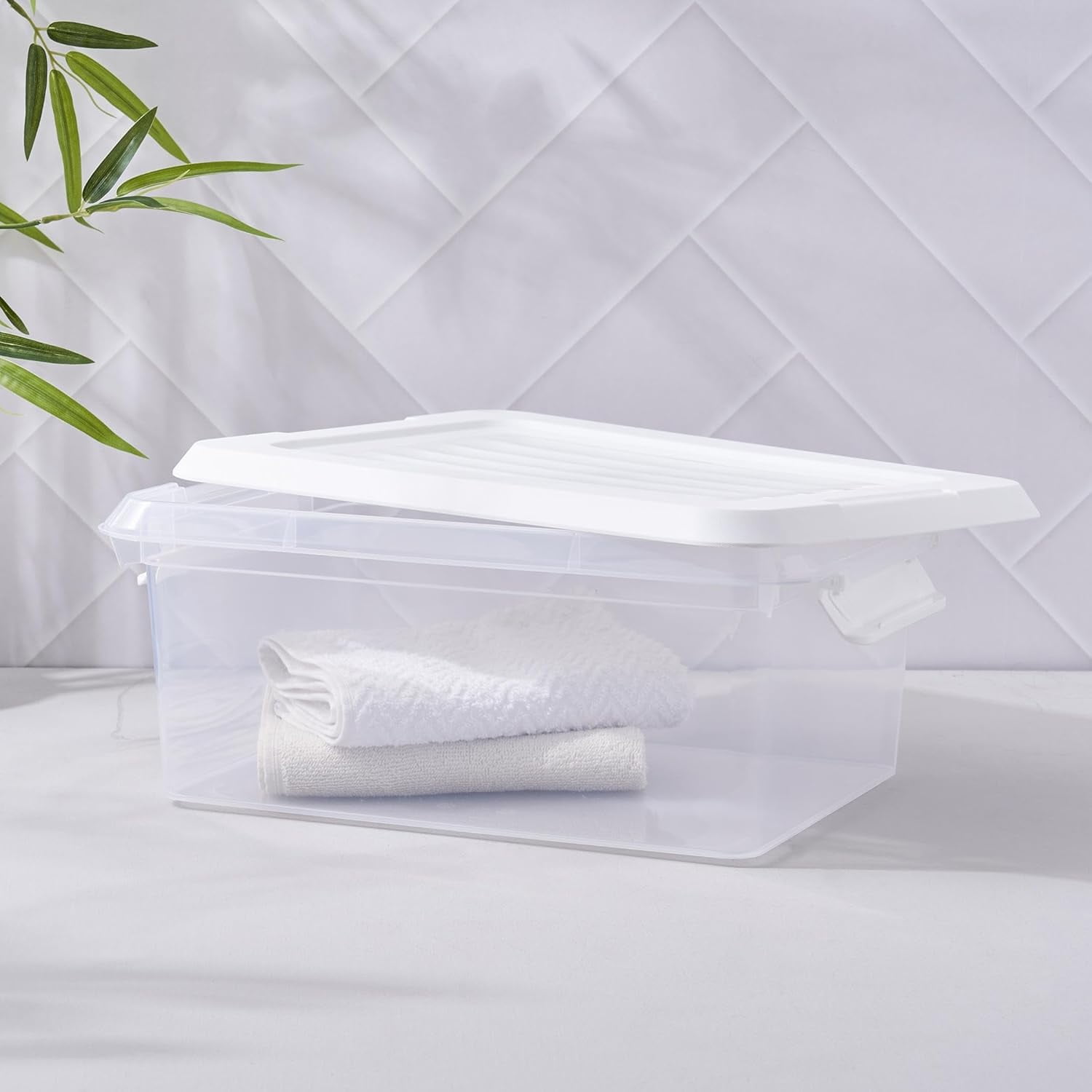 Home Centre Omnia Secure Polypropylene Storage Box with Lid - Walmart.com