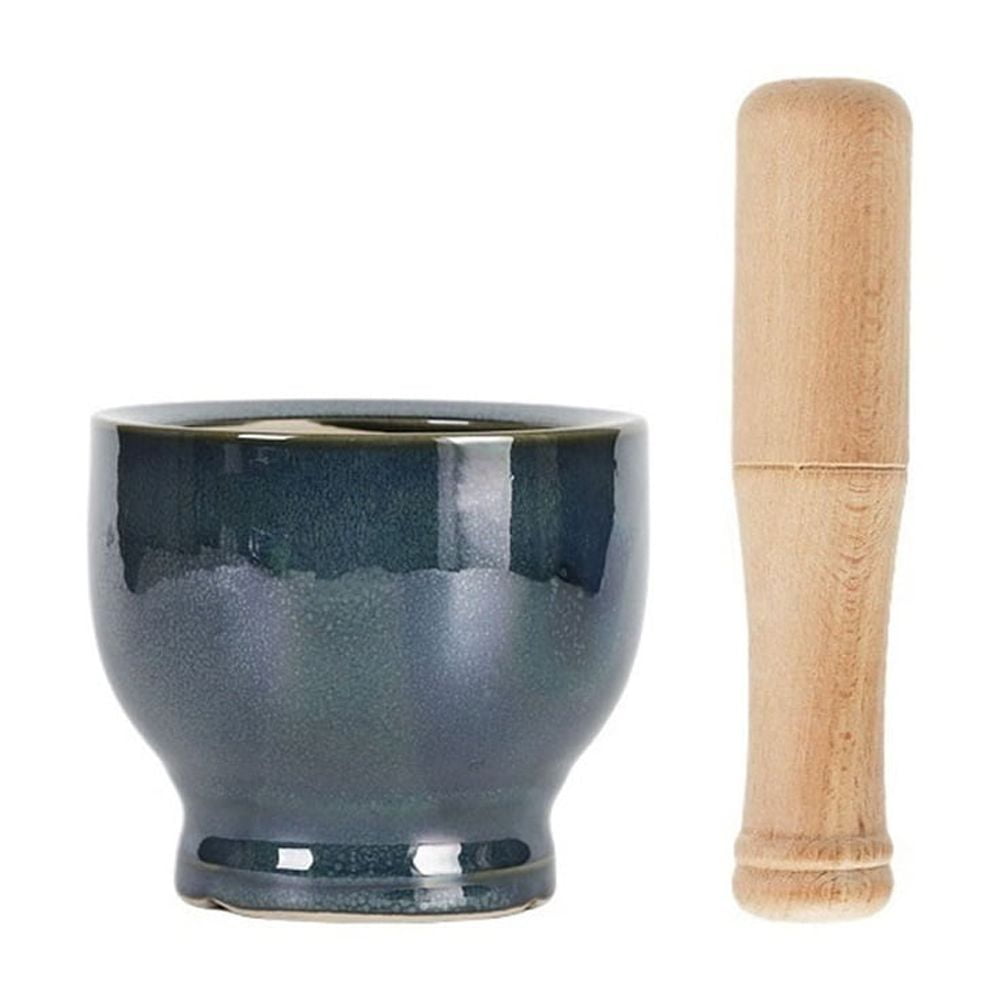 Home Ceramic Garlic Pounding Bowl Kitchen Tools Practical Pounding Jar ...