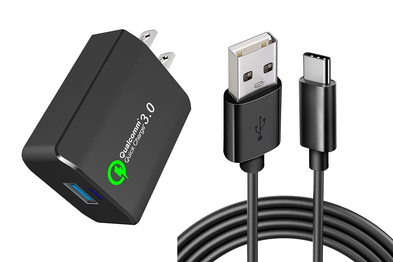 Home Charger for TCL ION X - 18W Fast 6ft USB Cable Type-C Quick Charge ...