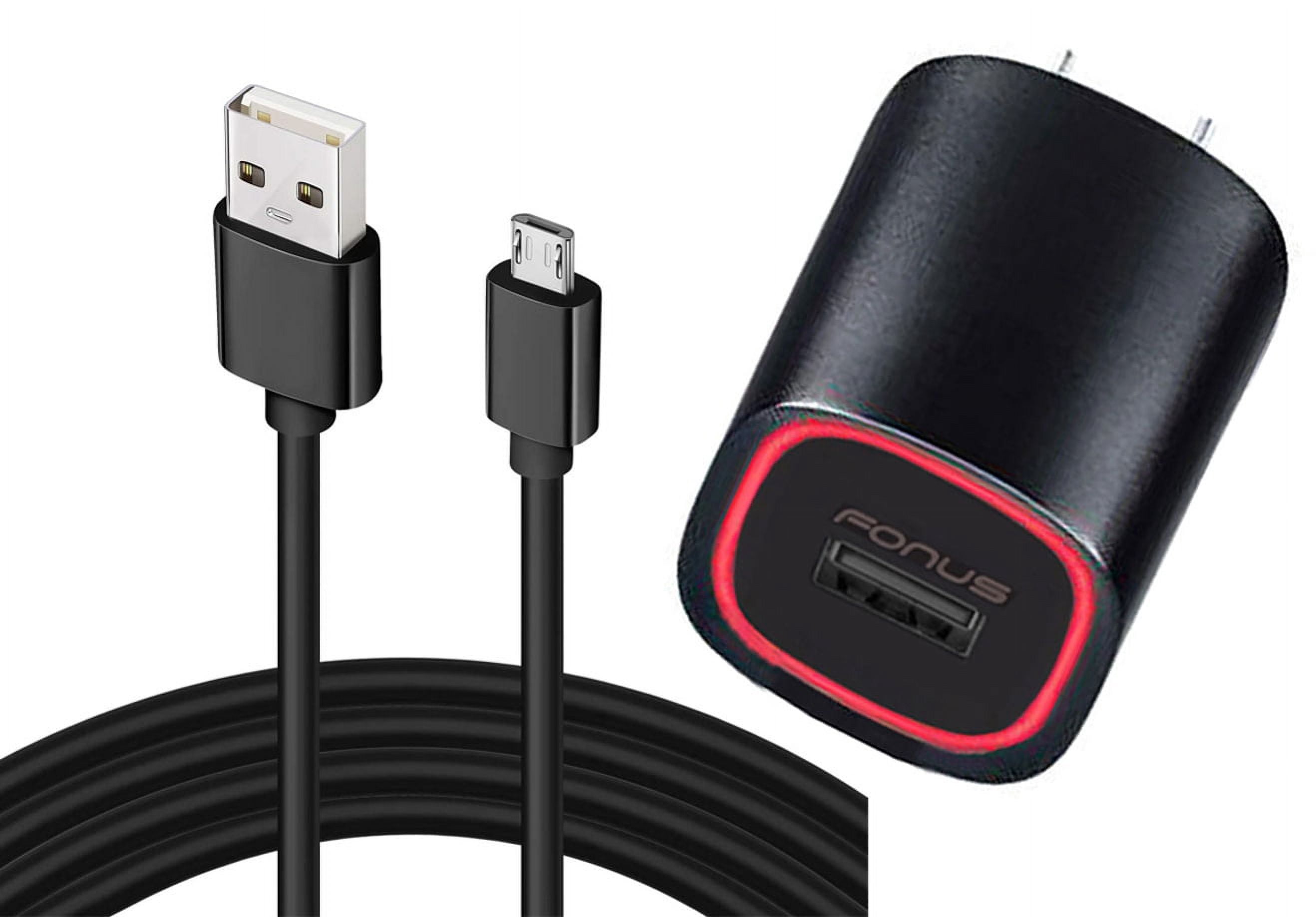 Home Charger for TCL ION Z - Fast 18W 6ft Cable Micro USB Power Adapter ...