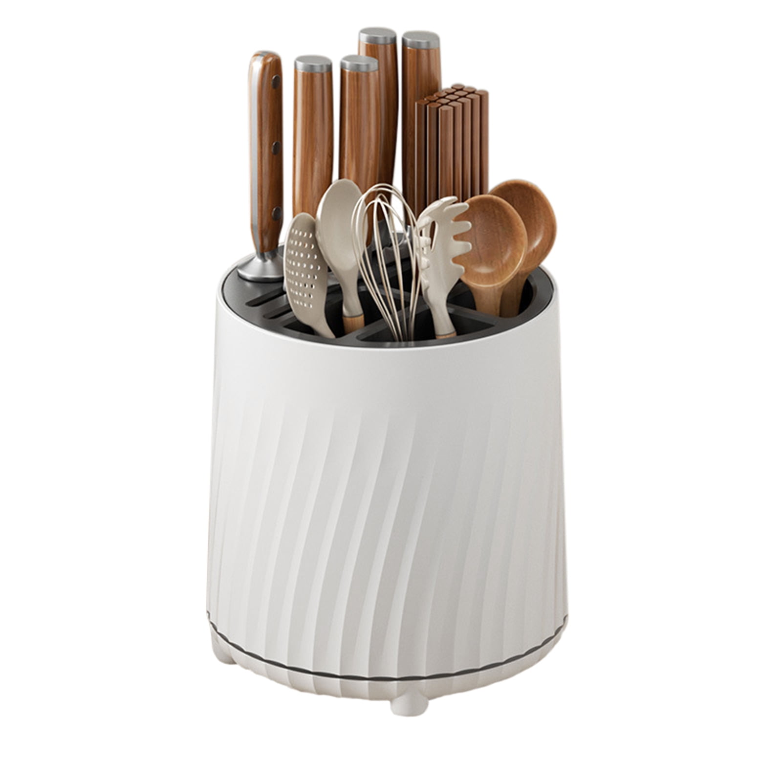 Home Chopstick Holder Rotary Knife Rack Multi-functional 360-degree ...