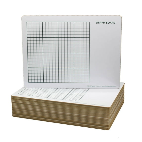 Home, Classroom 9 X 12 Two Sided Graph Board - 24 Pack Bulk - Walmart.com