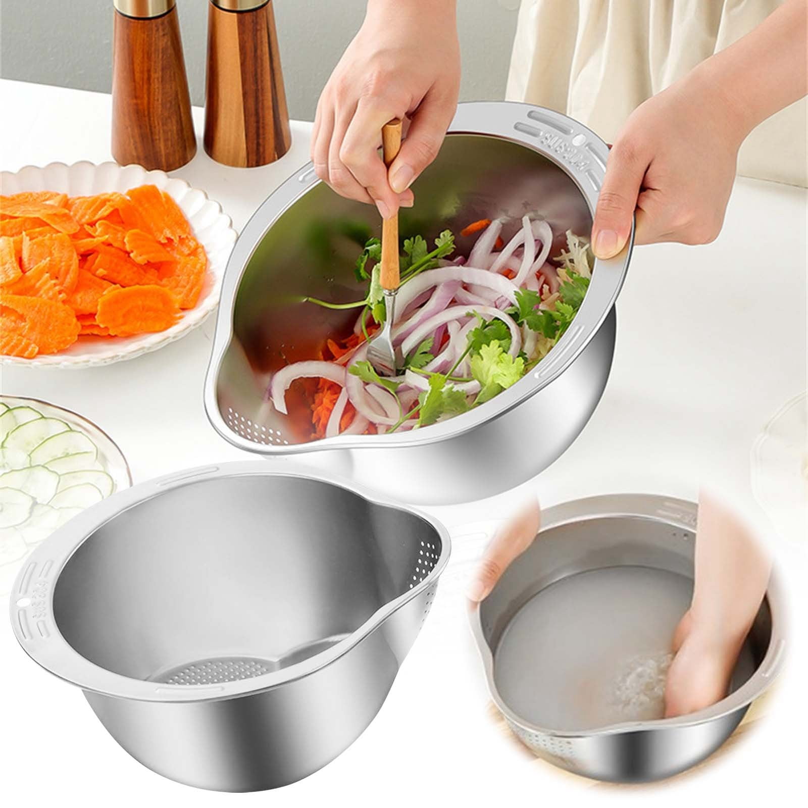 Home Clearance Purpose Stainless Steel Kitchen Basin Ideal for Rice ...