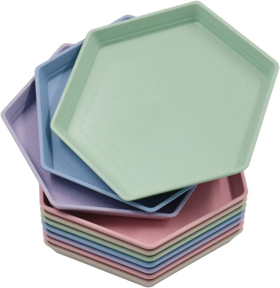 Home Household Spit Bones Plates Reusable Unbreakable Microwave Safe ...