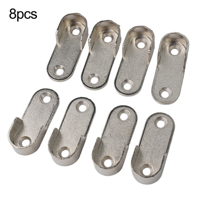 Home Closet Brackets Cloth Holder 2 4 8Pcs Pole Bracket Accessories ...