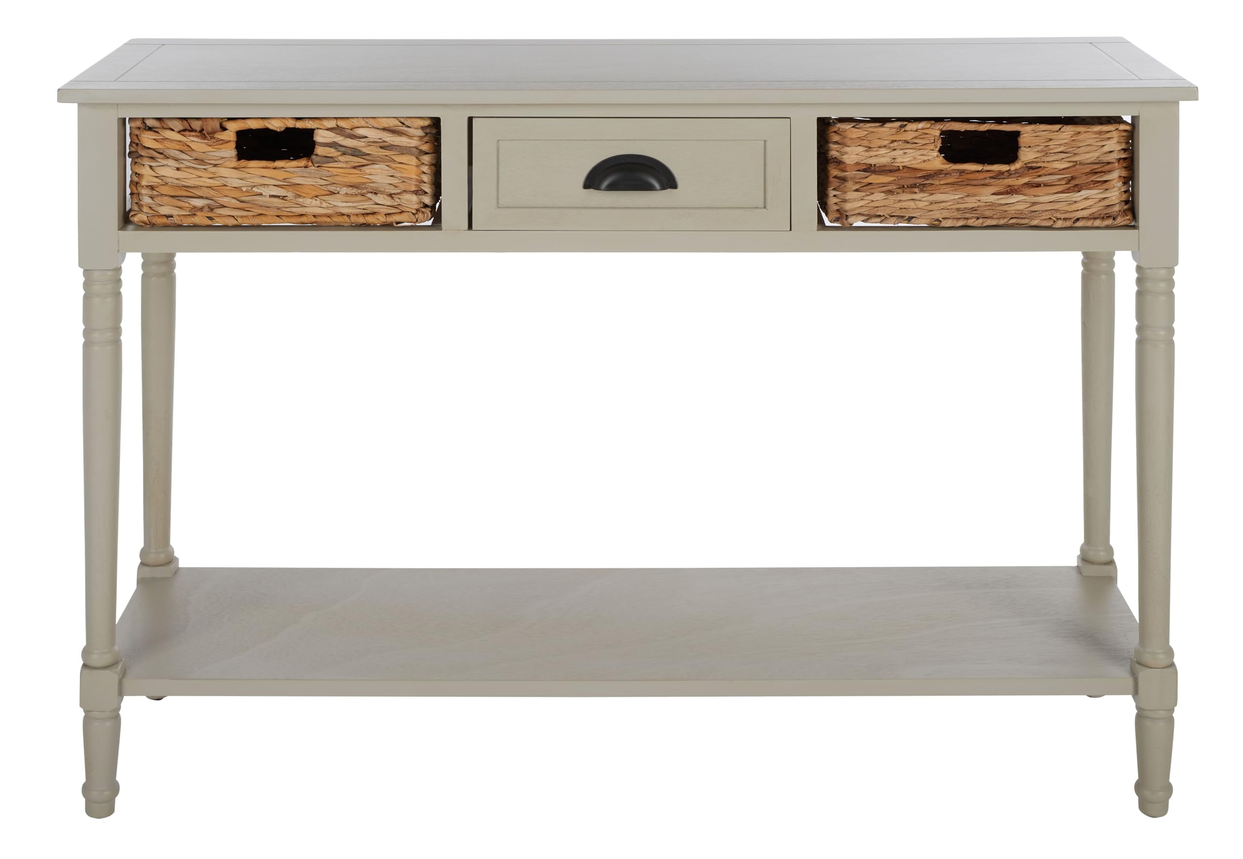 Home Collection Christa Vintage Grey 3-Drawer Storage Console Table - Walmart.com