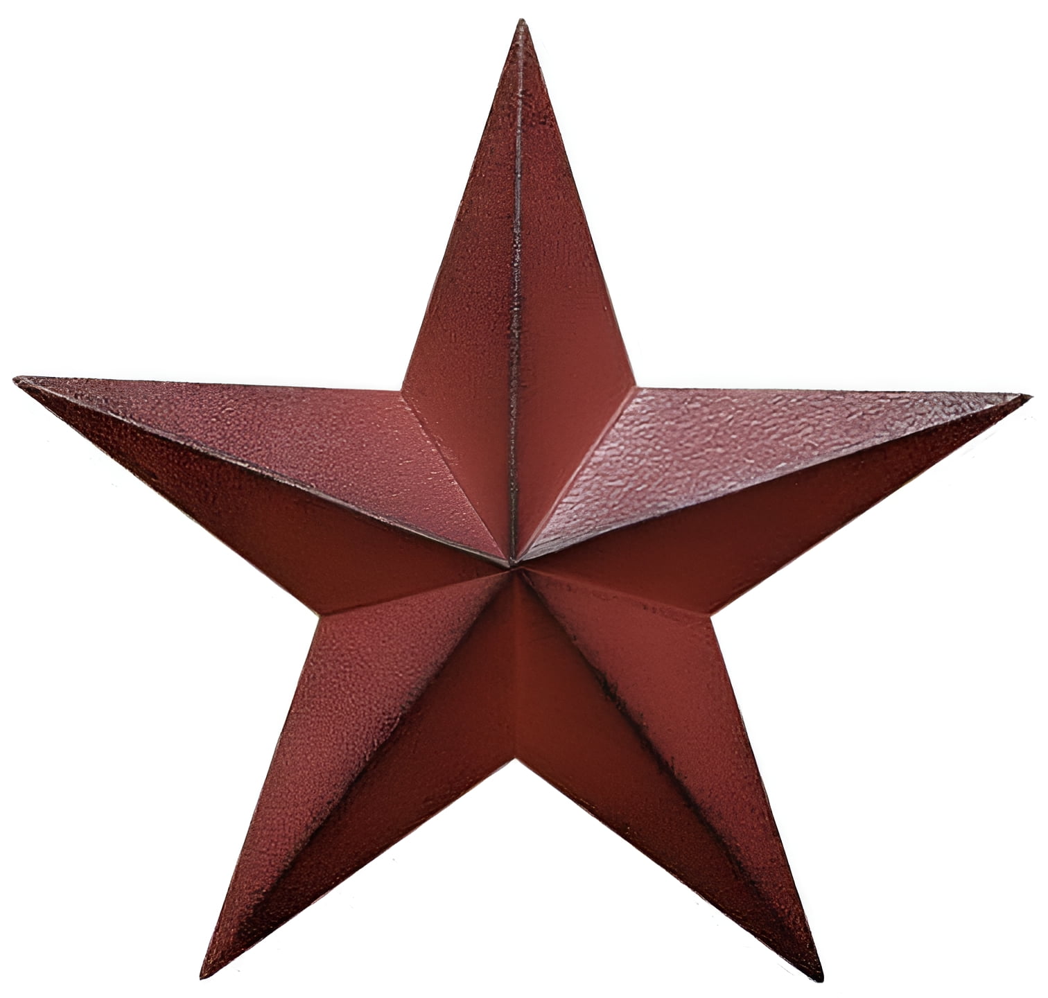 Home Collection Dimensional Steel Metal Barn Star, 12-inch, Died ...