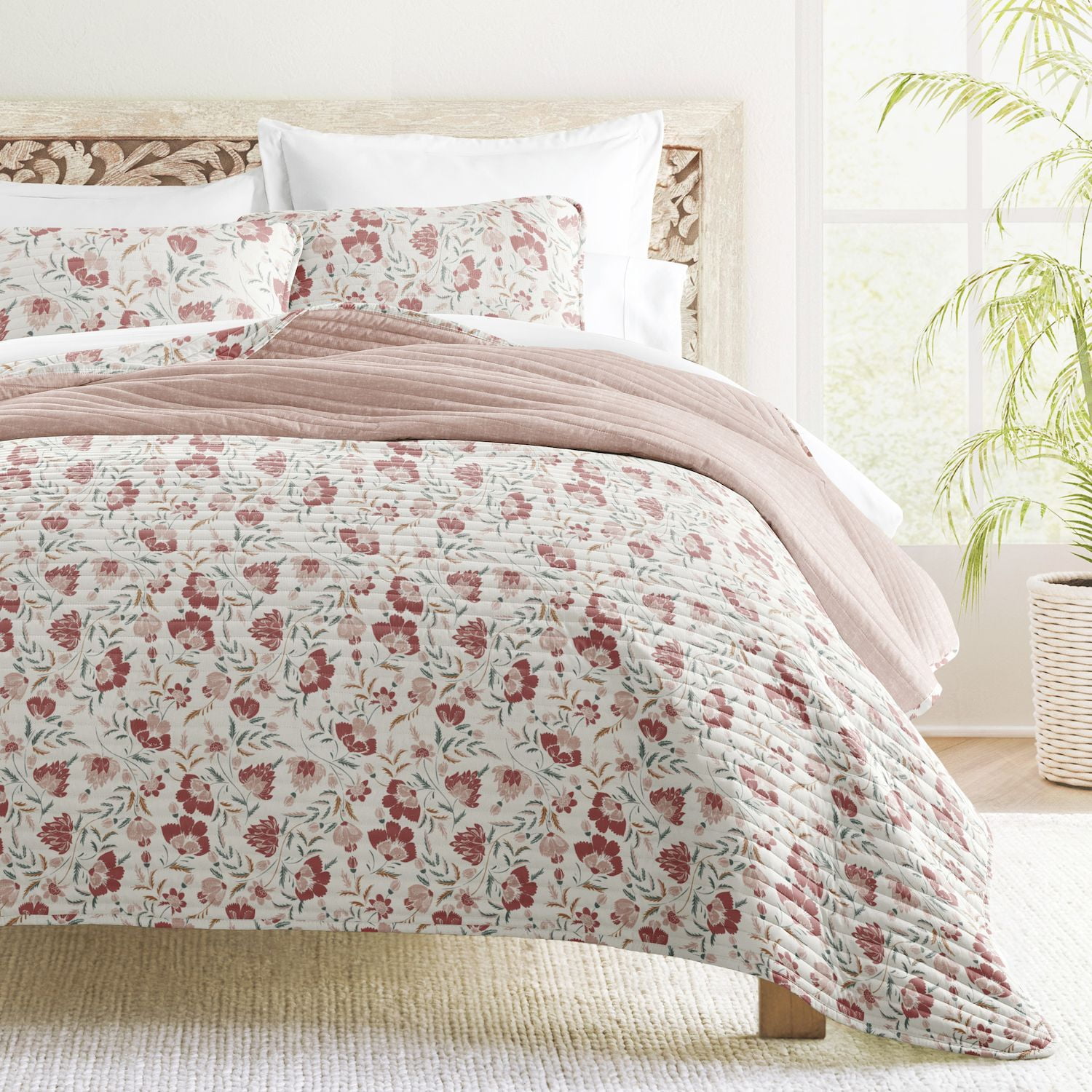 Home Collection French Jacobean Reversible All Season Down-Alternative ...