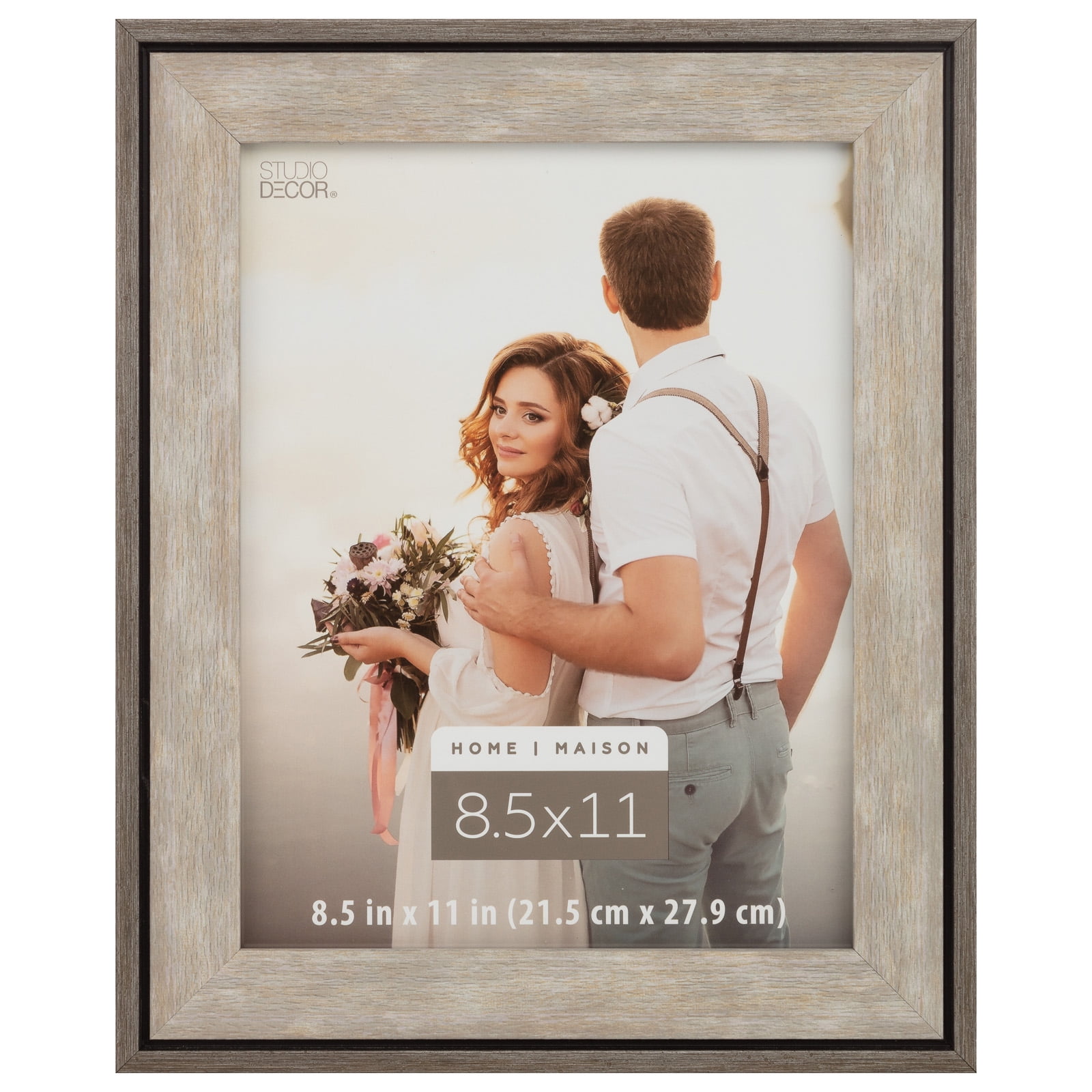 Home Collection Gray Wash Two-Tone Frame by Studio Decor - Walmart.com