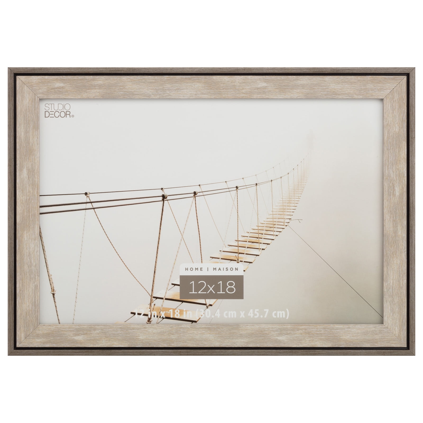 Home Collection Gray Wash Two-Tone Frame by Studio Décor® - Walmart.com