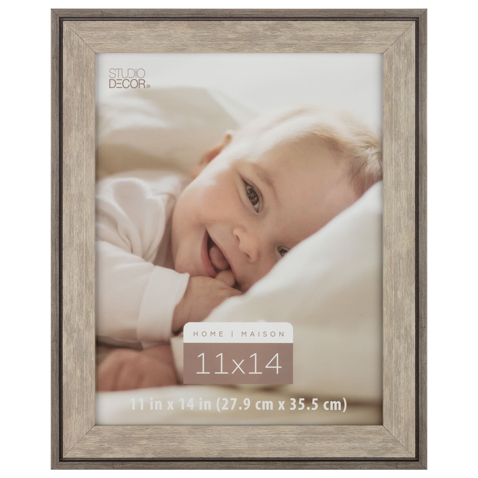 Studio Decor Home Collection Gray Wash Two-Tone Frame - Walmart.com