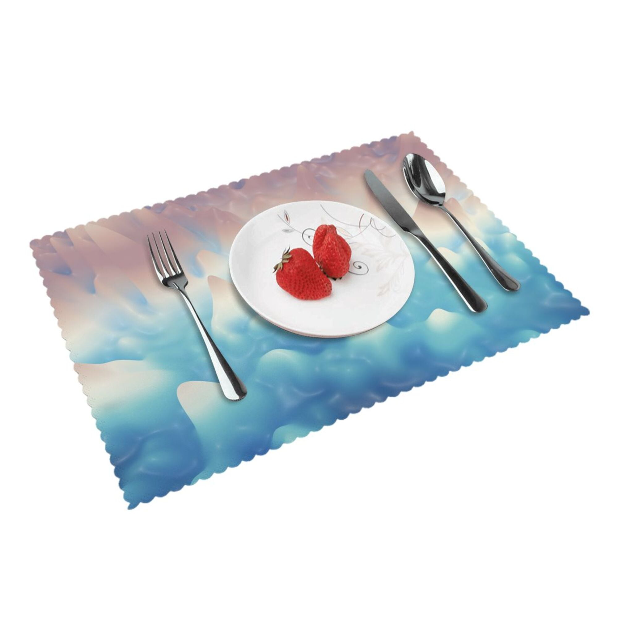 Home Color Abstract d Liquid Background Placemats Set Of 4 Washable ...
