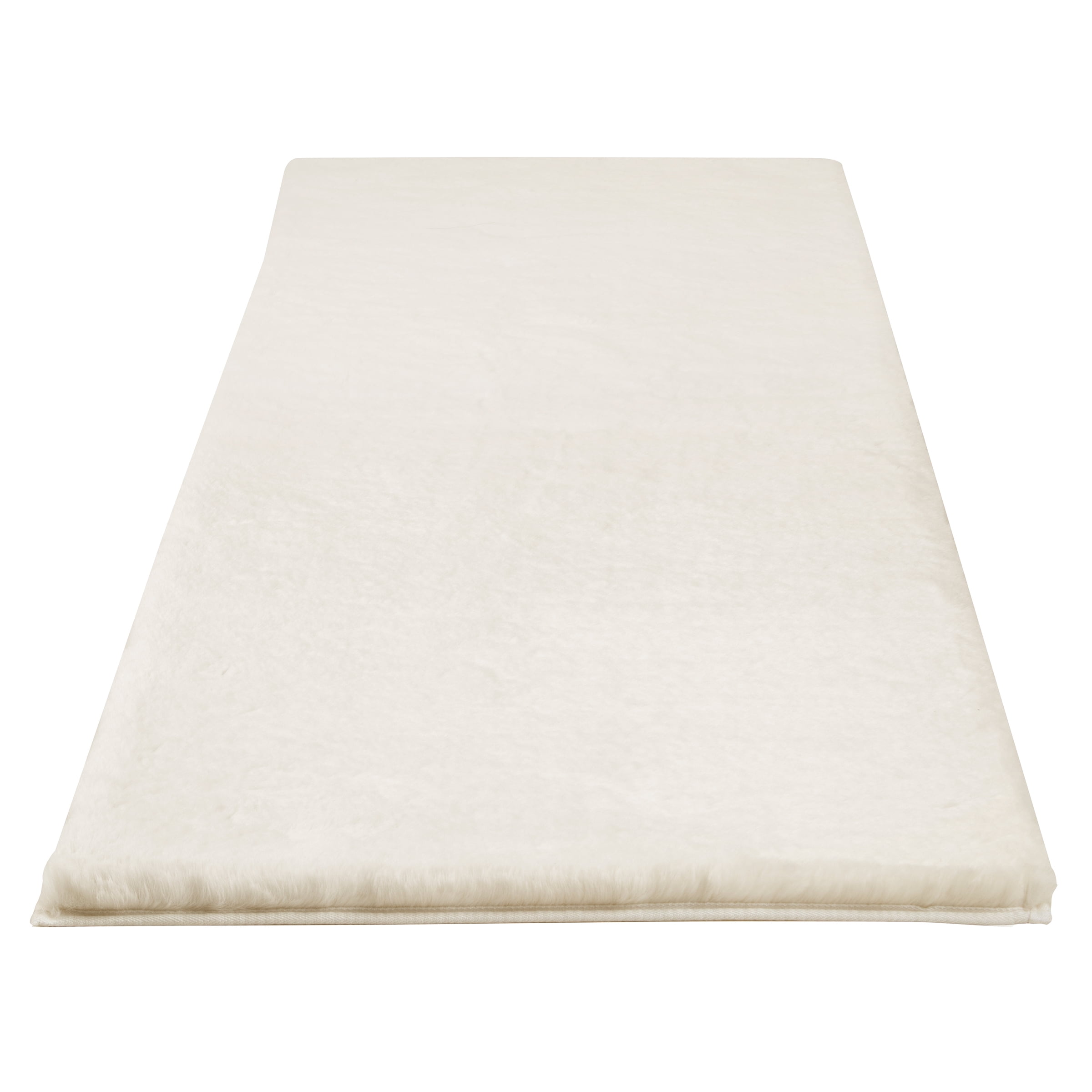 Home-Complete 24x60 Large Faux Fur Bath Mat for Hallway or Kitchen ...