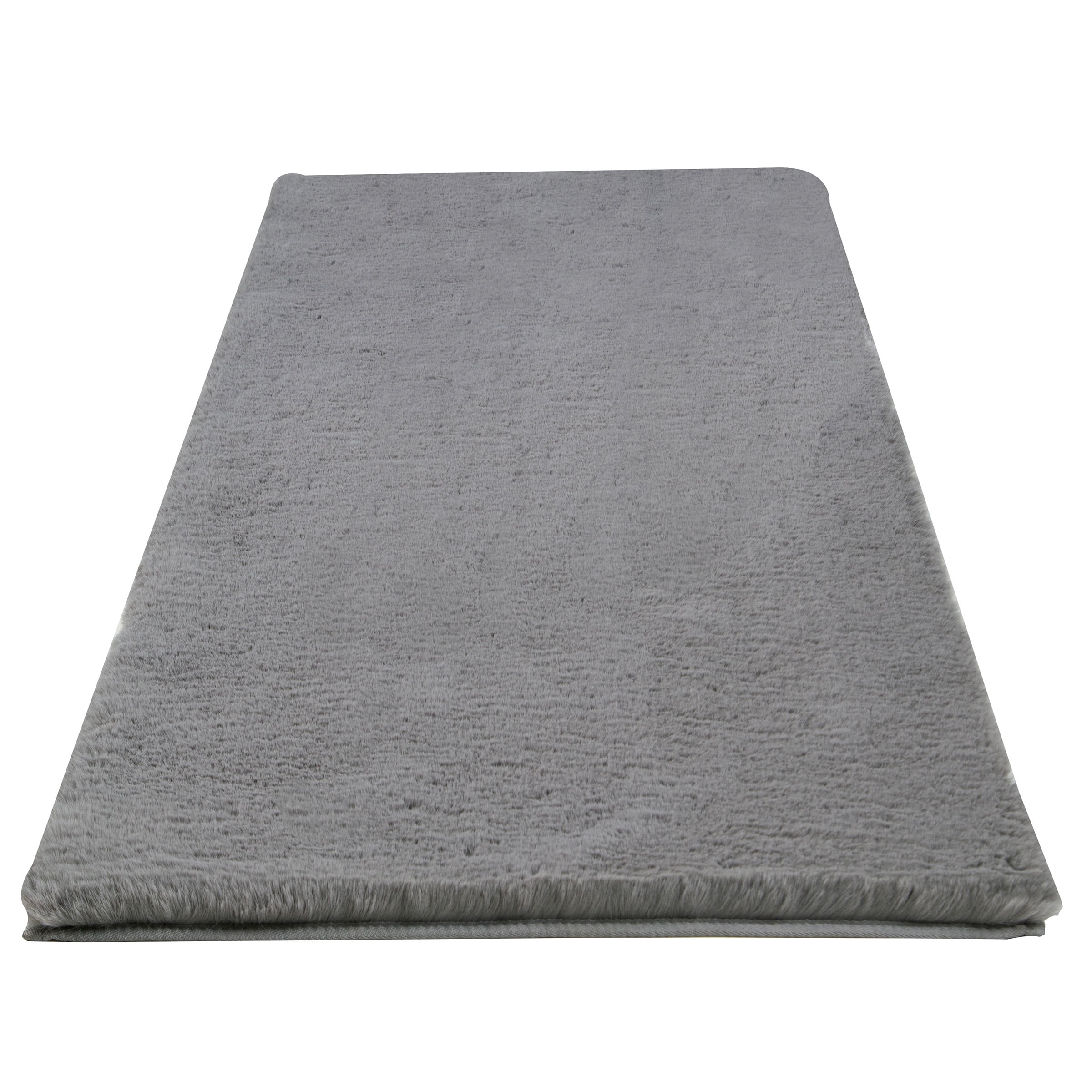 Home-Complete 24x60 Large Faux Fur Bath Mat for Hallway or Kitchen ...