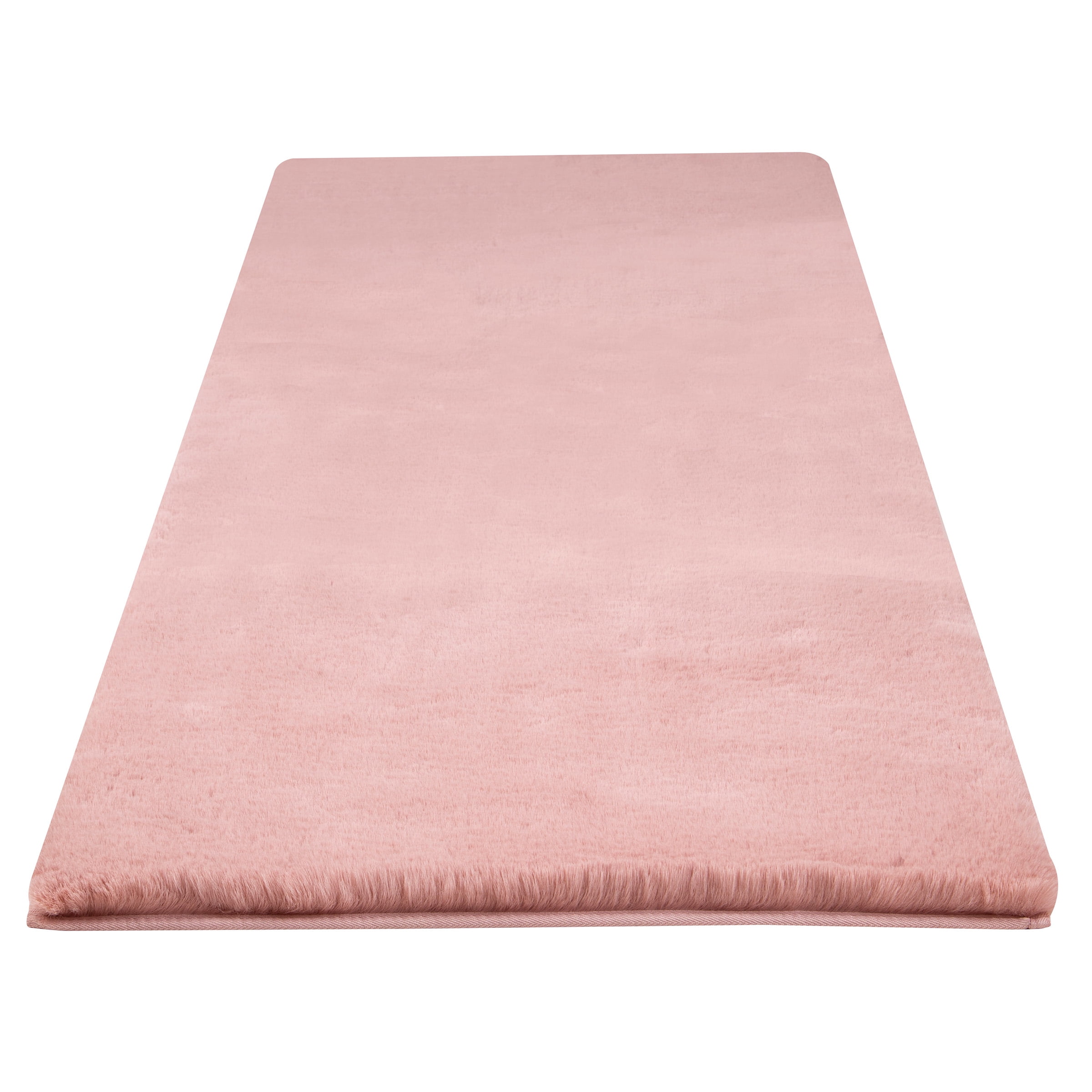 Home-Complete 24x60 Large Faux Fur Bath Mat for Hallway or Kitchen ...