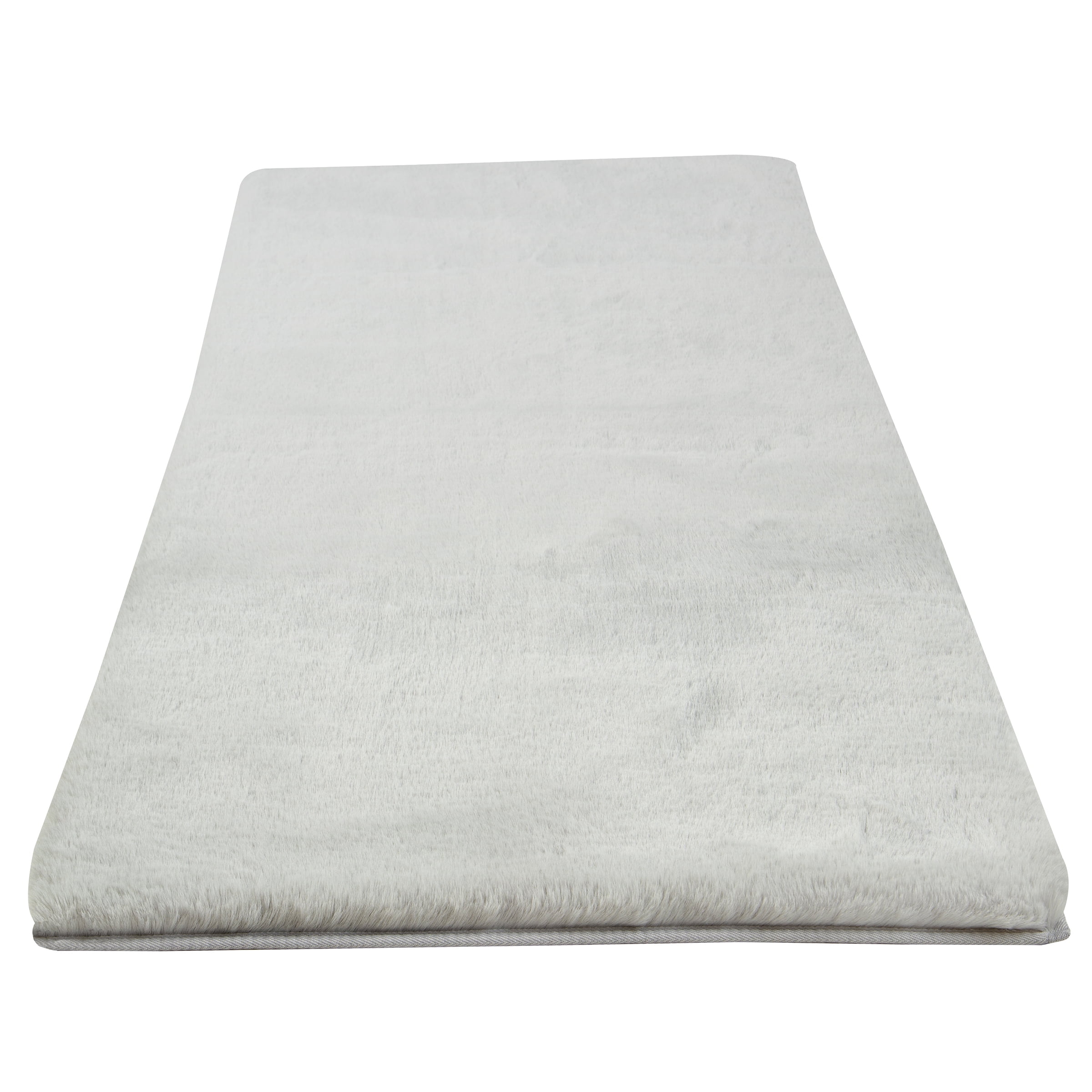 Home-Complete 24x60 Large Faux Fur Bath Mat for Hallway or Kitchen ...