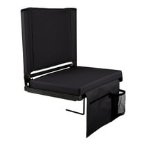 Dreamseats GameChanger Black Canvas Bleacher Chair Steel Frame Portable - Walmart.com