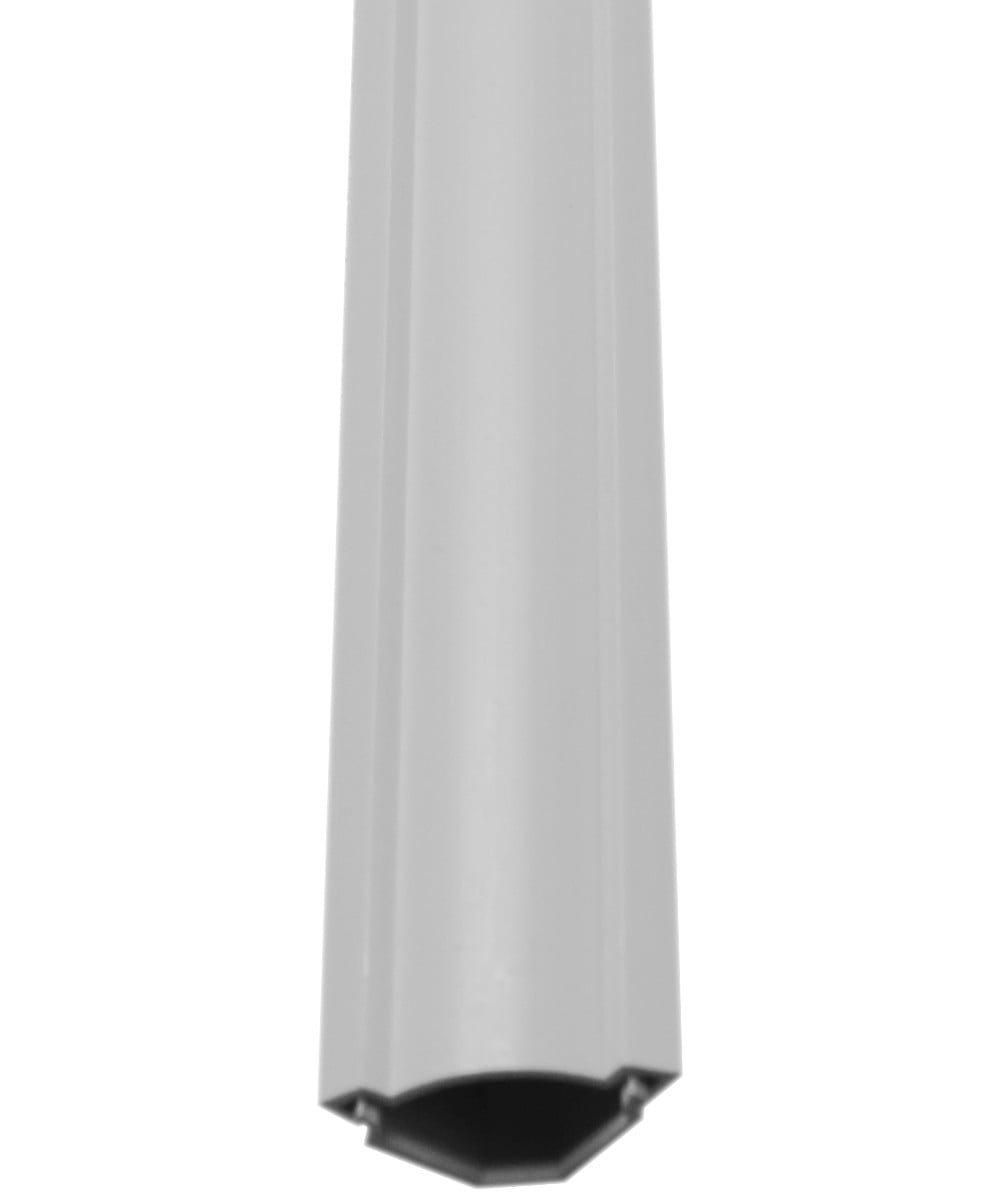 Home Concept Corner Cord Concealer, Wire Management Cover, 20" White (2 ...