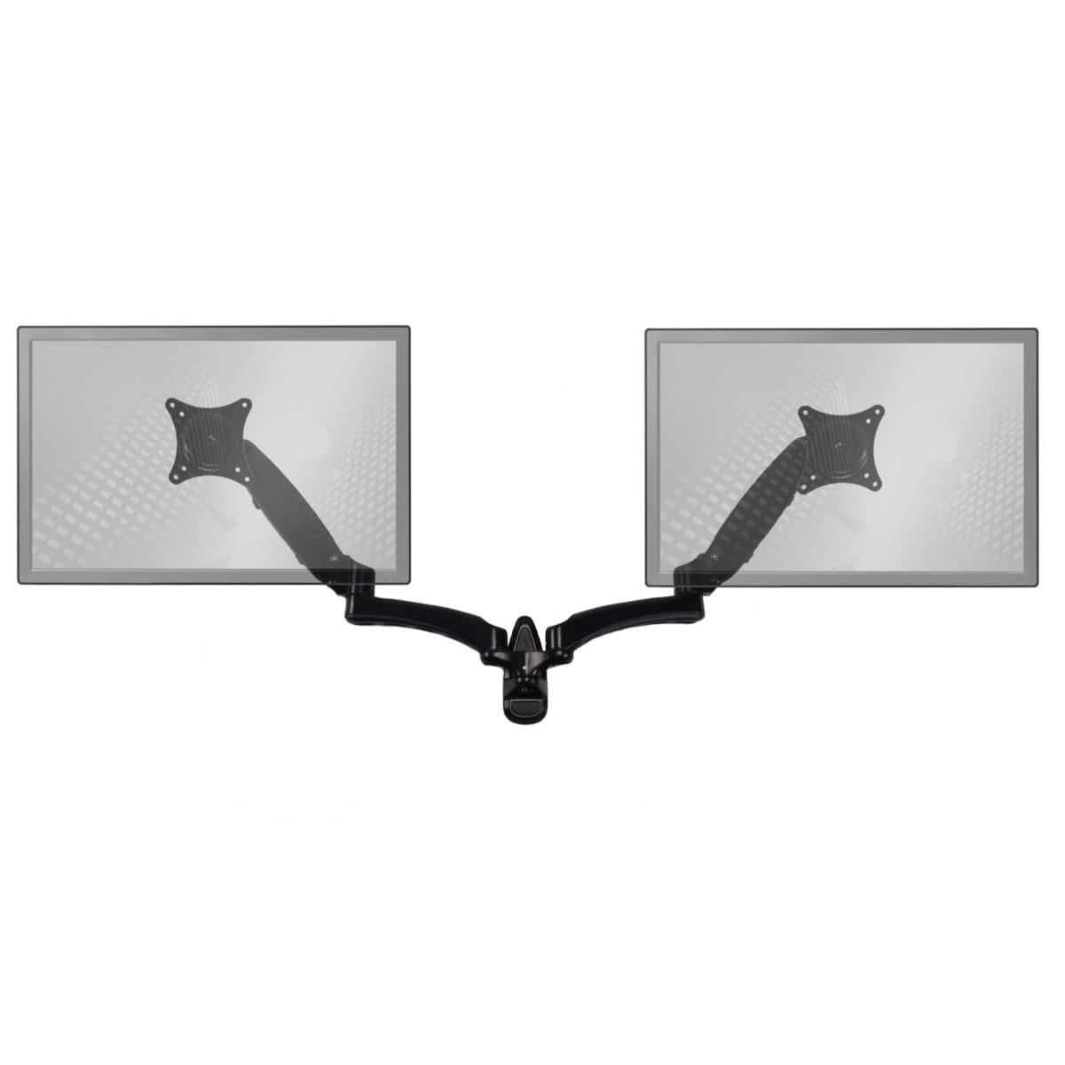 Home Concept Sit-Stand Wall Mount Monitor Arm: Extended Dual Screen ...