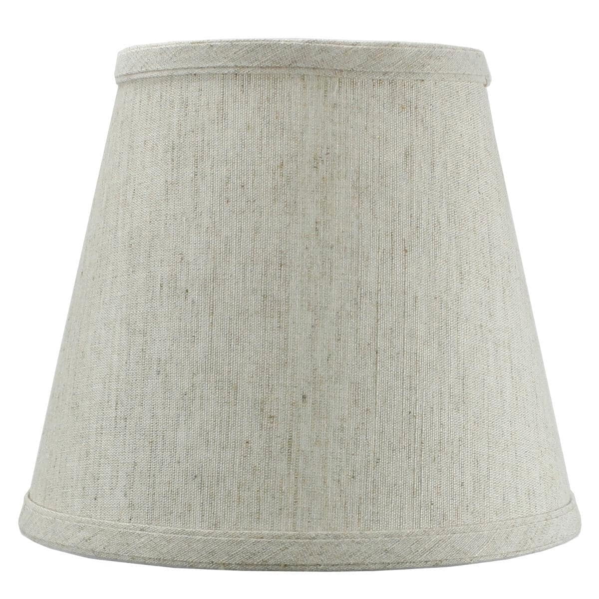 Home Concept Signature Empire Lamp Shade, 5x8x7, Textured Oatmeal Hard ...