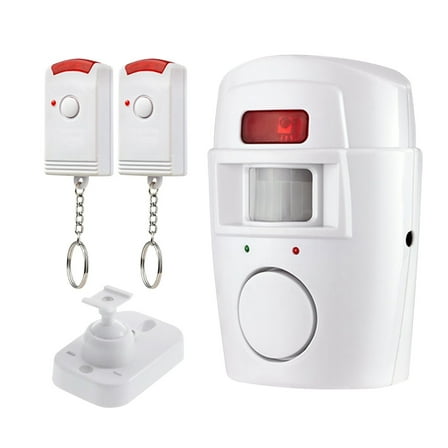 Everyday Home Wireless Motion Sensor Alarm with 2 Wireless Remotes ...