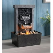 Bernini Fortezza Cordless Outdoor Fountain – Battery Operated Water ...